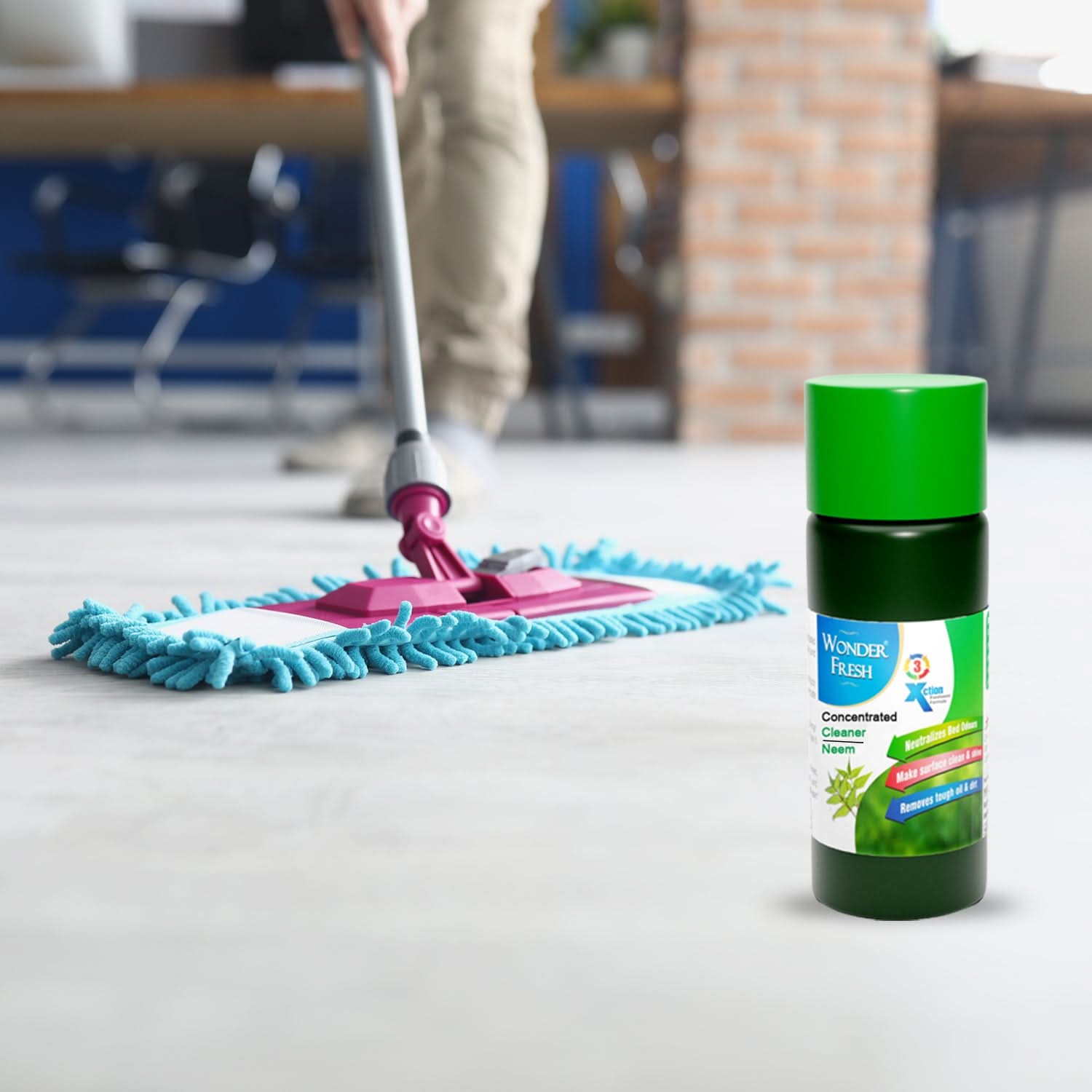 Mop Floor Surface Cleaner Liquid - Disinfectant Insect Repellent – HalfPe