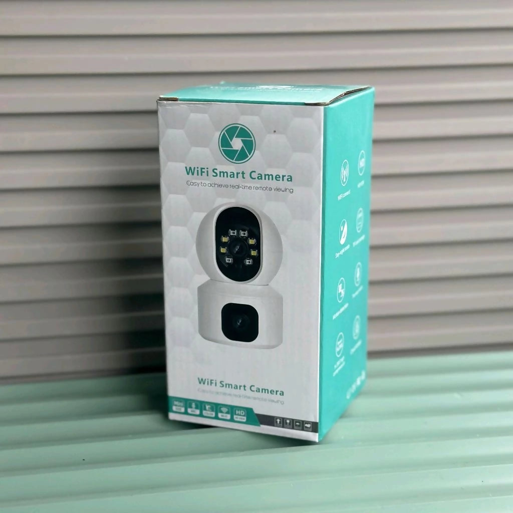 WiFi Smart Security Camera with 1080p HD, 360° Pan & Tilt, Night Visio ...