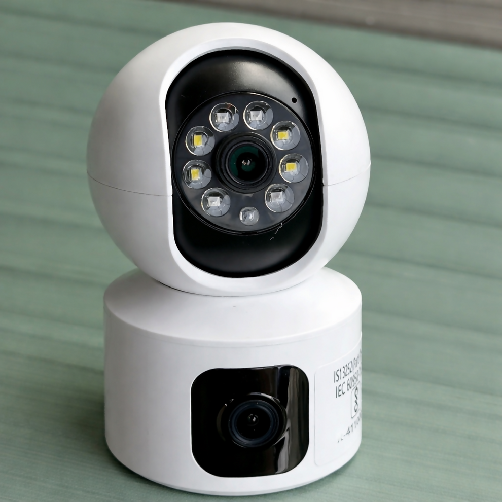 WiFi Smart Security Camera with 1080p HD, 360° Pan & Tilt, Night Visio ...